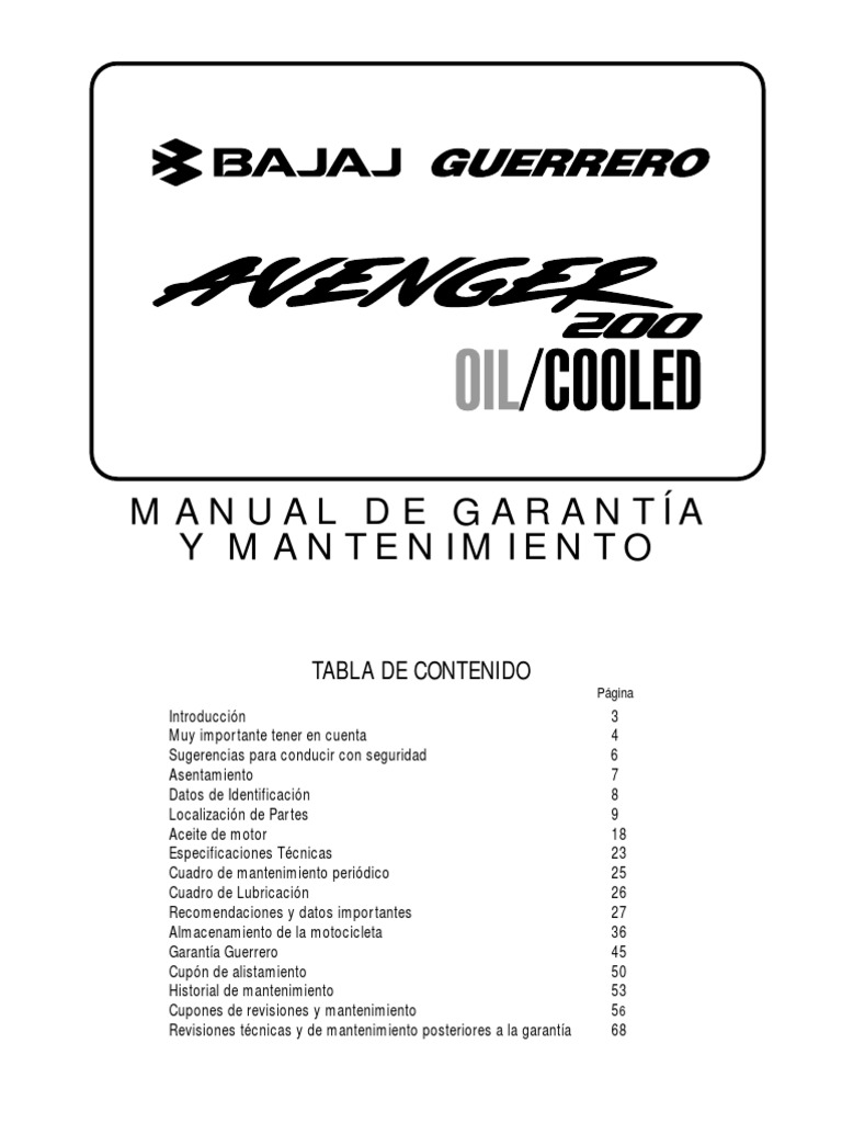 Manual Bajaj | PDF | Motocicleta | Pistón