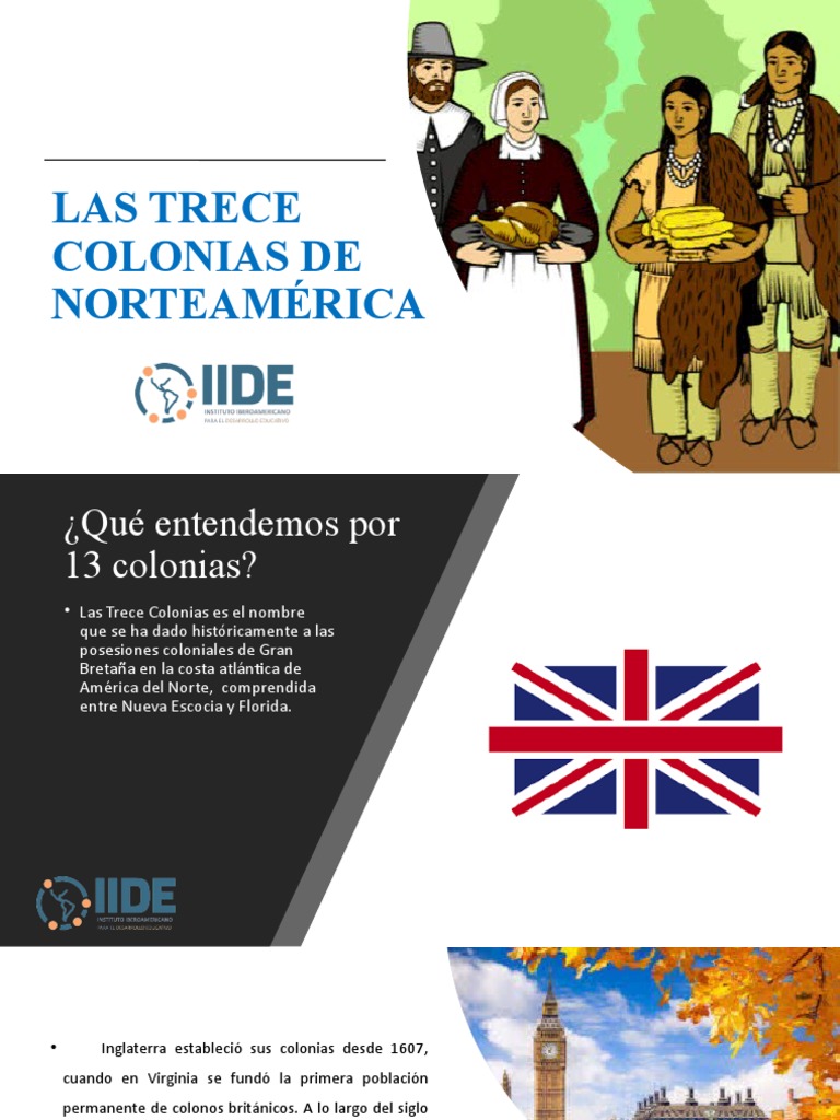 Las Trece Colonias | PDF | Trece colonias | Colonización europea de las Américas
