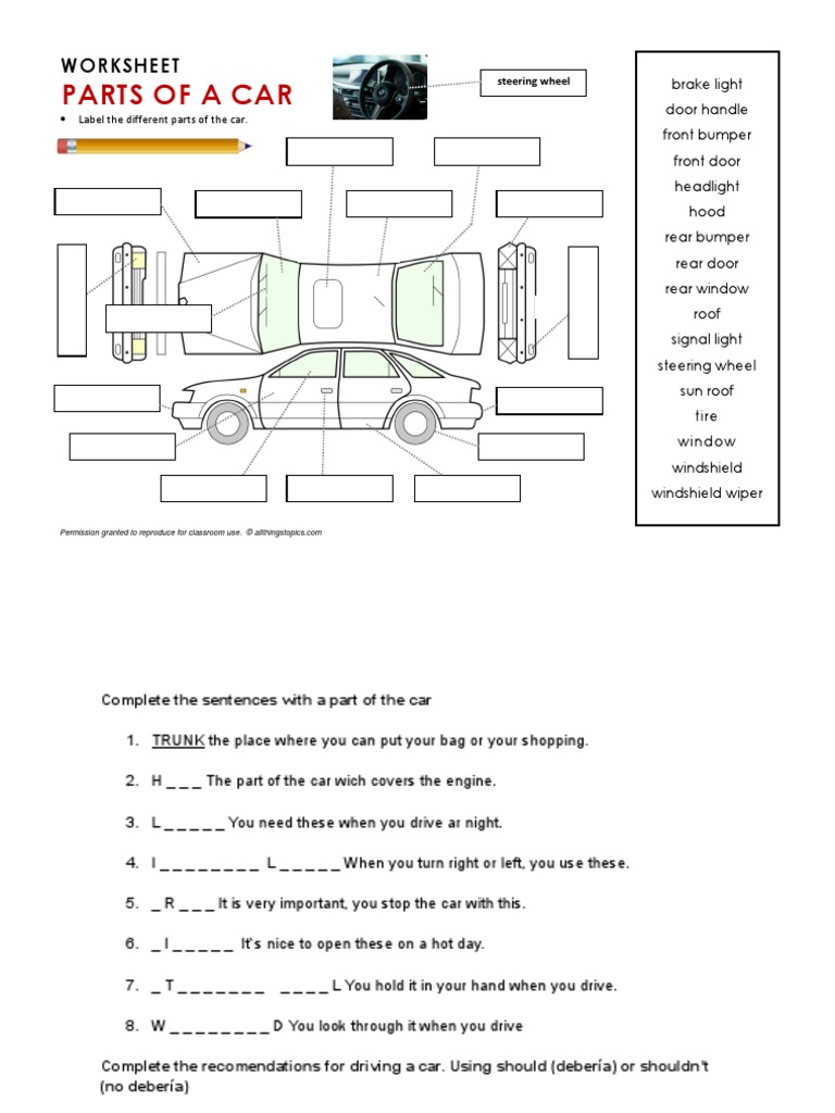 Partsnofnancarnworksheet 42648243d08173a | PDF | Car | Wheeled Vehicles