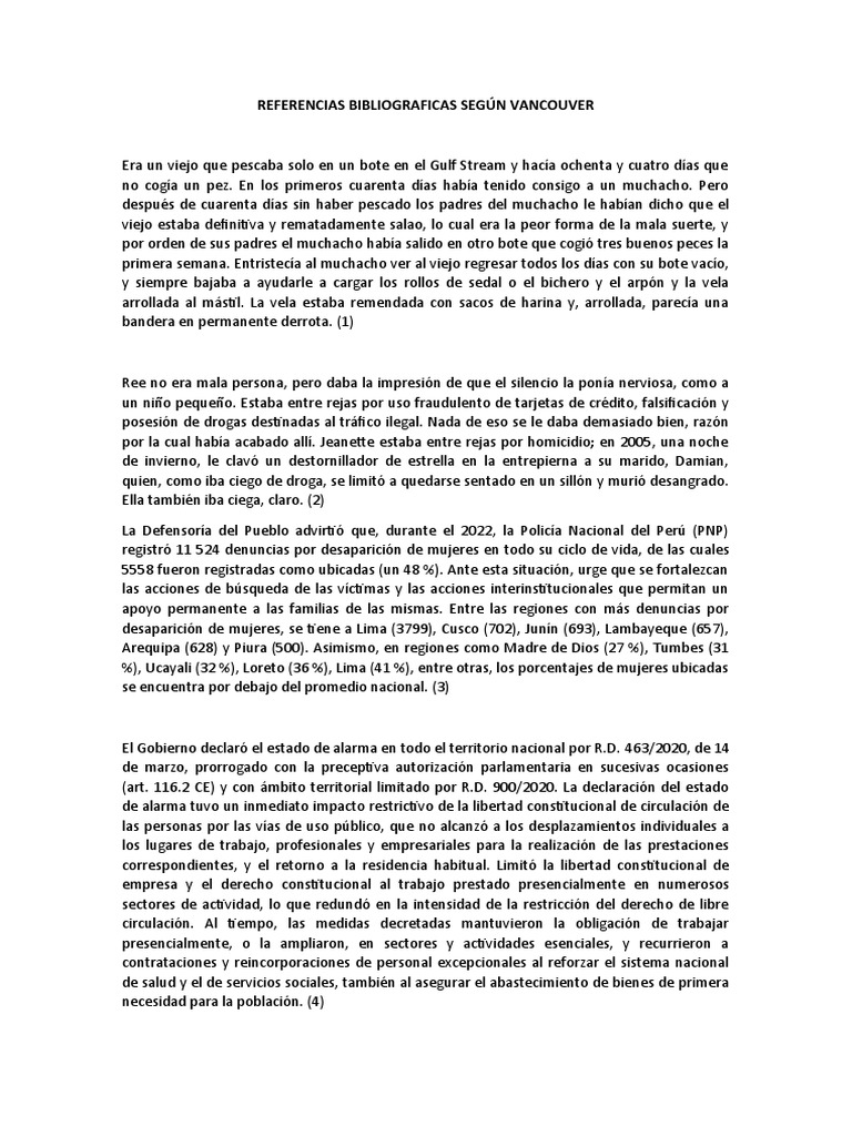 Refrencias Bibliograficas | PDF | Ciencias sociales | Derecho
