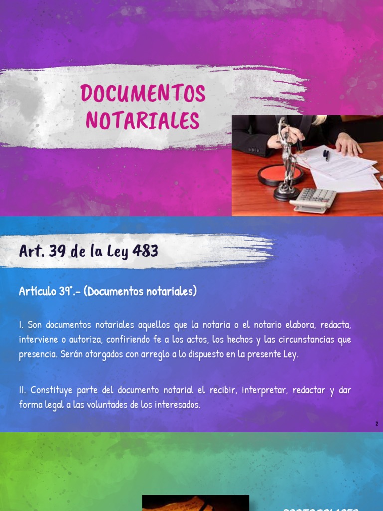 Documentos Notariales y Protocolares | PDF | Justicia | Crimen y violencia