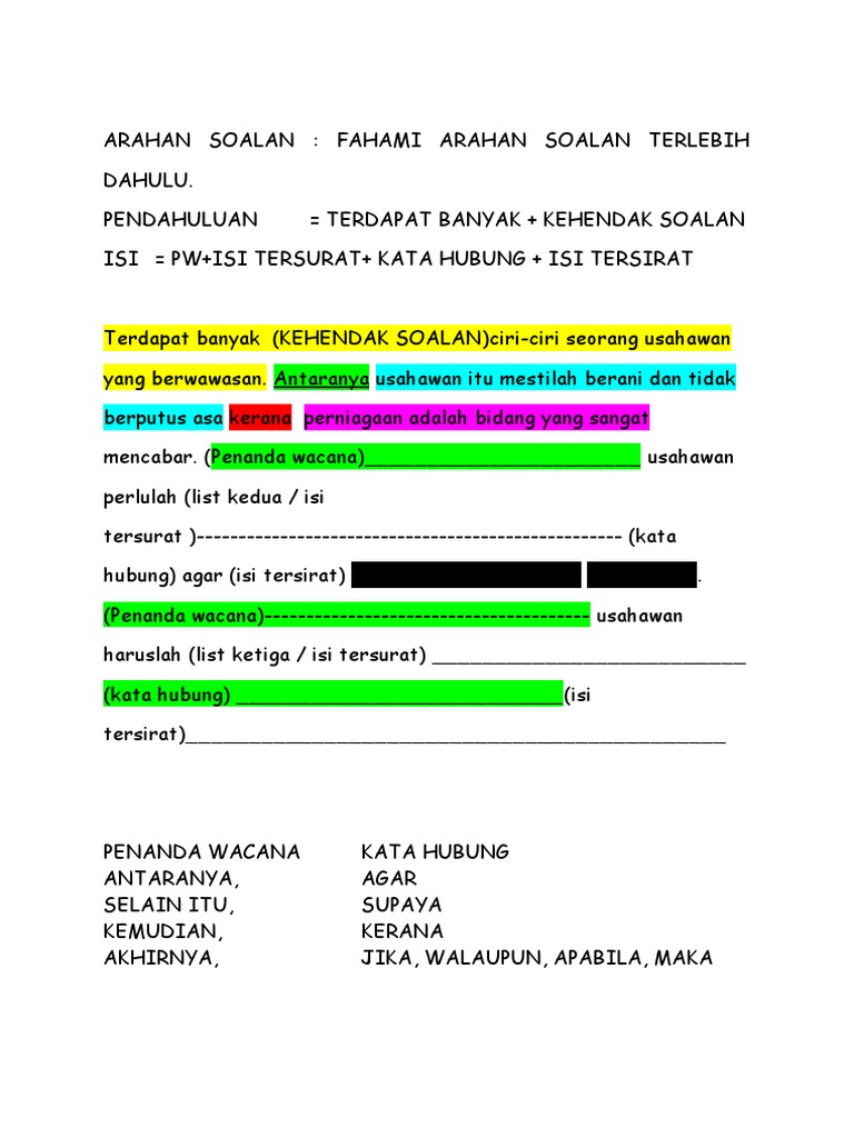 Skima Jawapan Uasa Set 2 | PDF