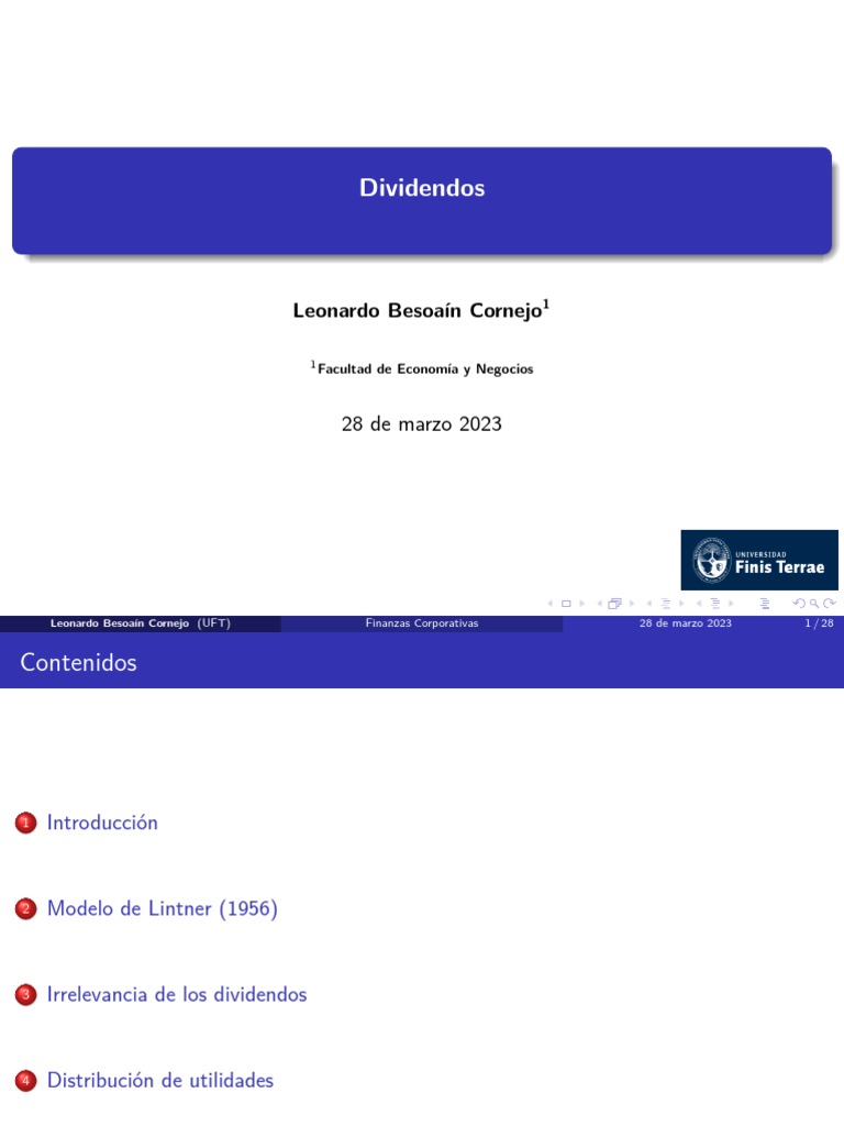 Dividendos | Descargar gratis PDF | Compartir (Finanzas) | Dividendo