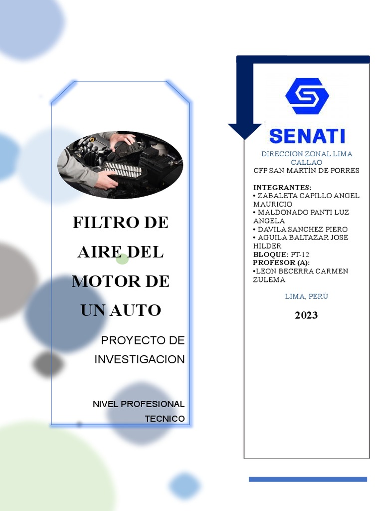 TECNICAS Y METODOS DE APRENDIZAJE INVESTIGATIVO (Proyecto final) | PDF | Coche | Papel