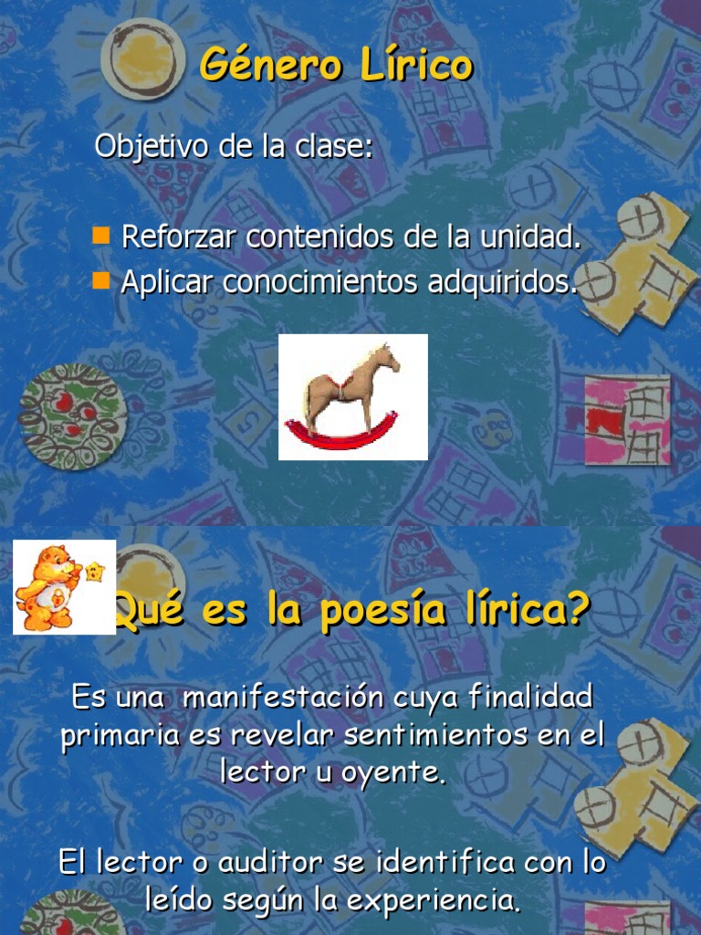 Introducción al Género Lírico | PDF | Poesía