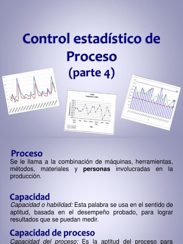 Control estadístico de Proceso parte 4 | PDF