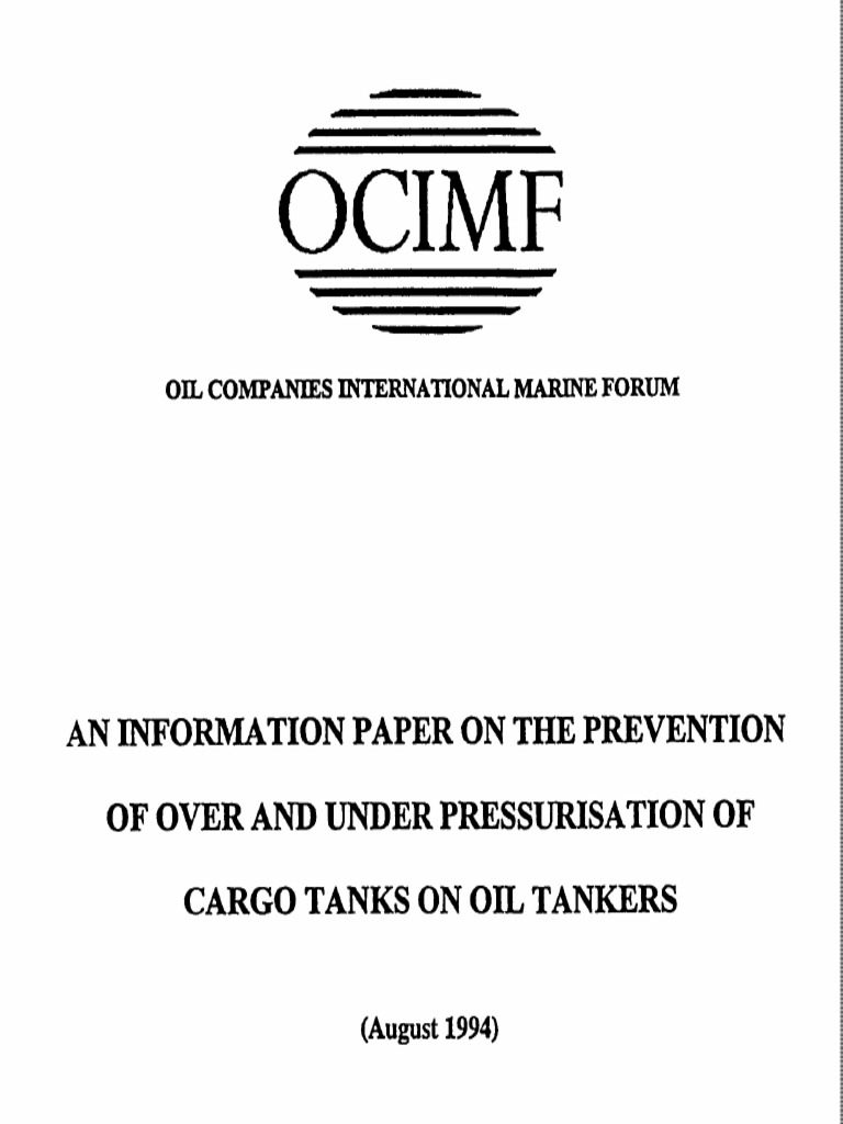 Oil Tanker Cargo Tank Safety Guide | PDF | Technology & Engineering
