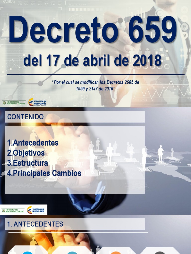 Decreto 659-17 de Abril 2018 | PDF | Usuario (informática) | El comercio internacional