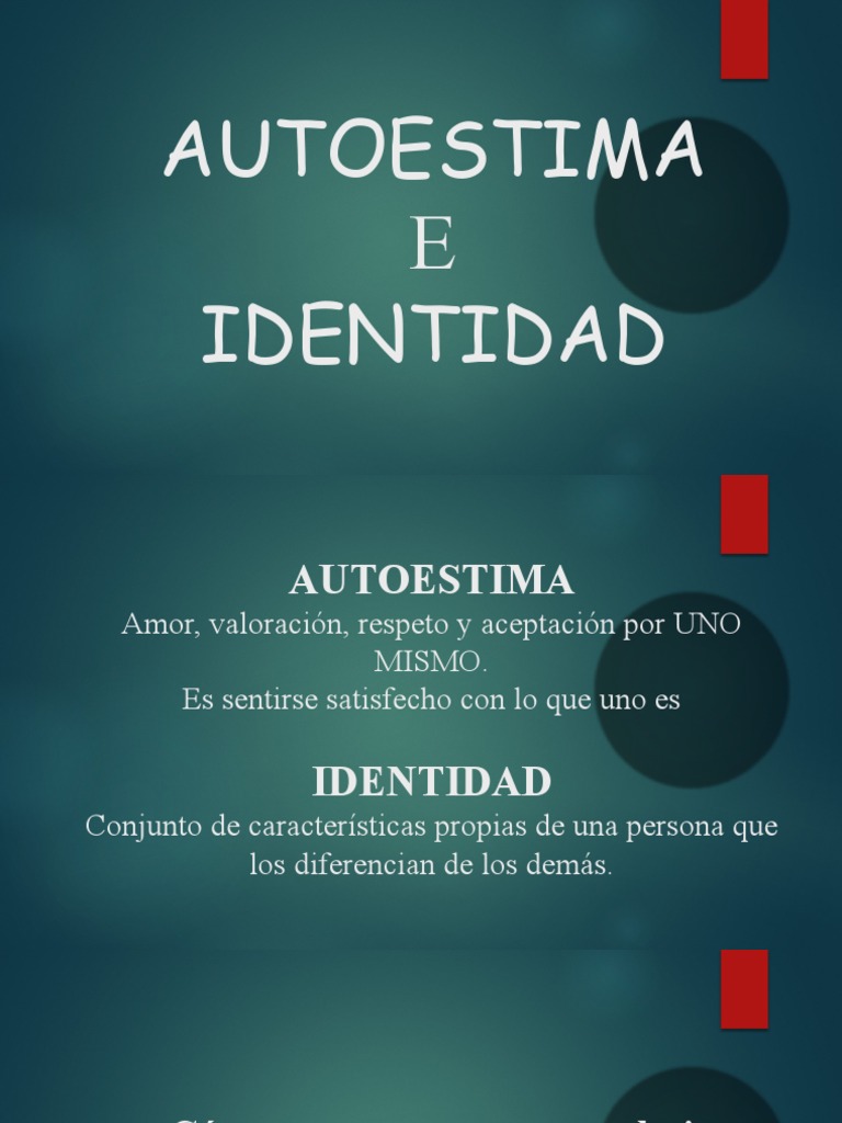 Autoestima - Identidad María Sol | PDF