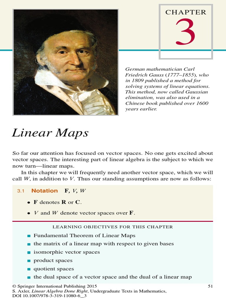 Capitulo - TL - Linear Algebra Done Right | PDF | Matrix (Mathematics ...