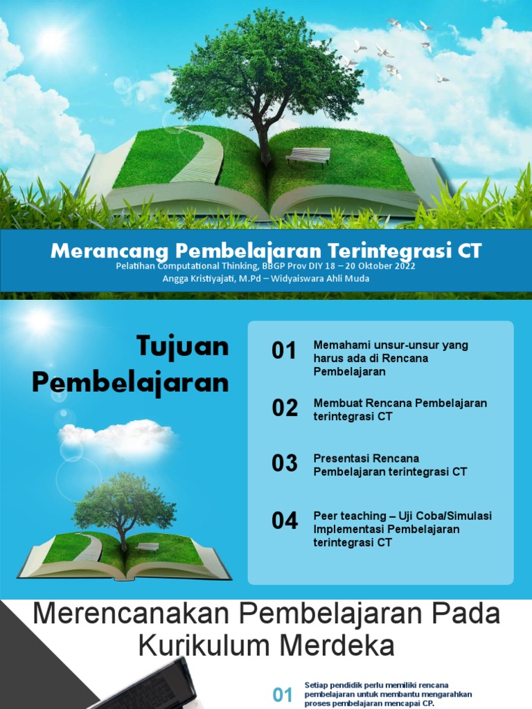 4 Merancang Pembelajaran Terintegrasi CT | PDF | Karier & Perkembangan