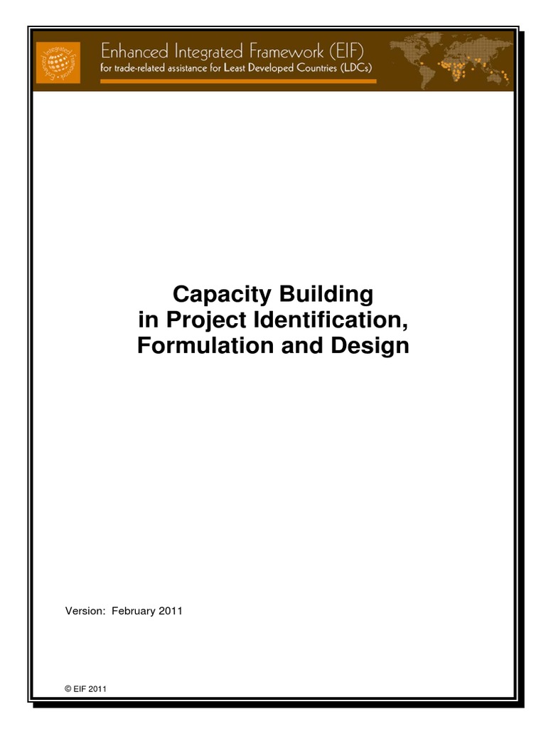 DME-003 Project Identification, Formulation and Design - EIF | PDF ...