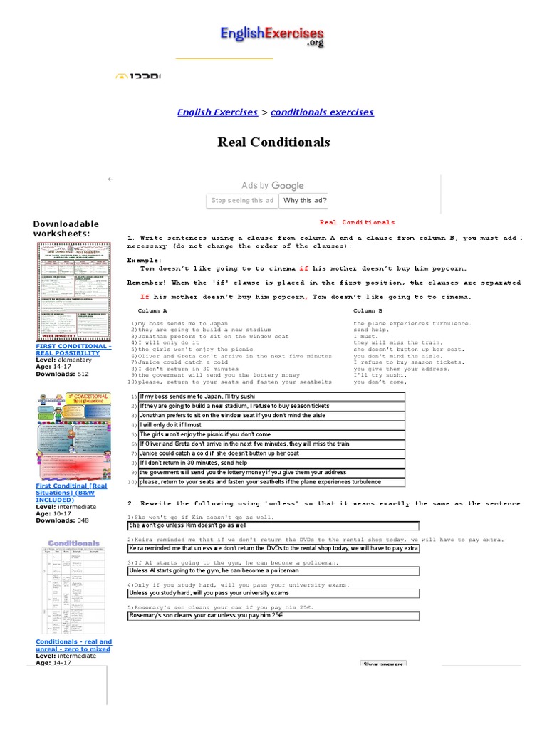 Conditional Exercises for Teens | PDF