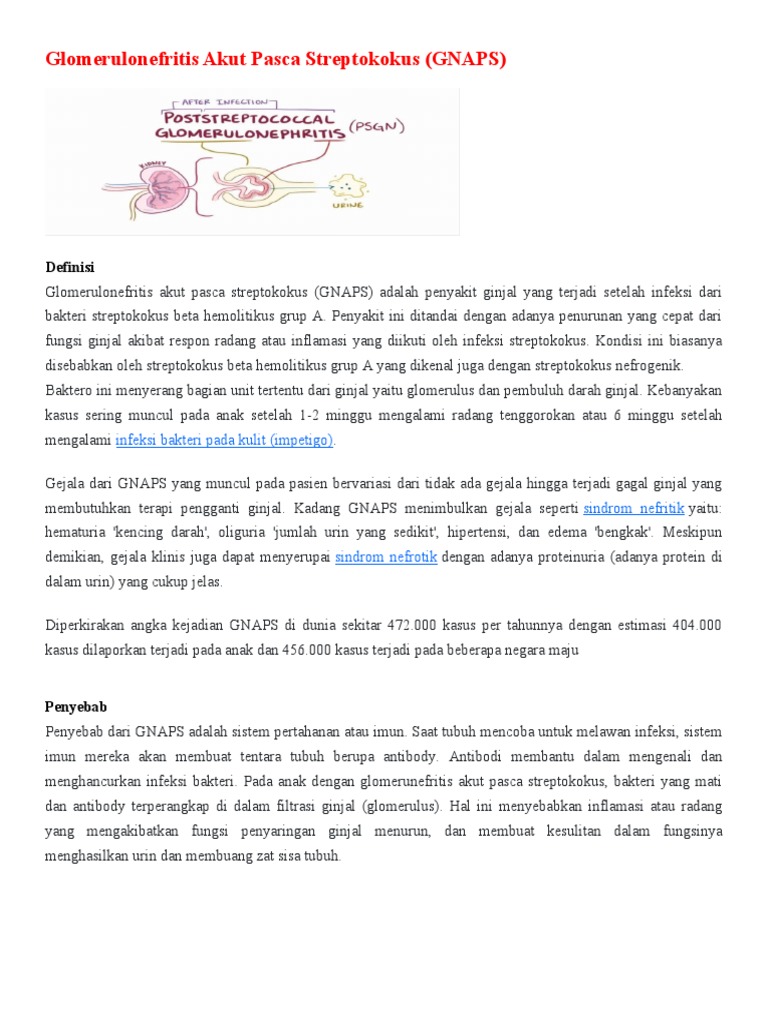 Glomerulonefritis Akut Pasca Streptokokus | PDF | Pengembangan Diri ... Glomerulonefritis Akut Pasca Streptokokus | PDF | Pengembangan Diri ...