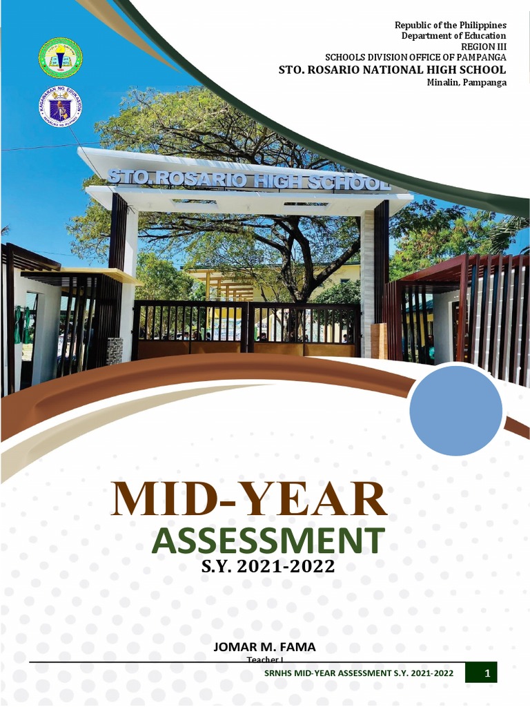 SRNHS Mid-Year Assessment Overview 2021-2022 | PDF