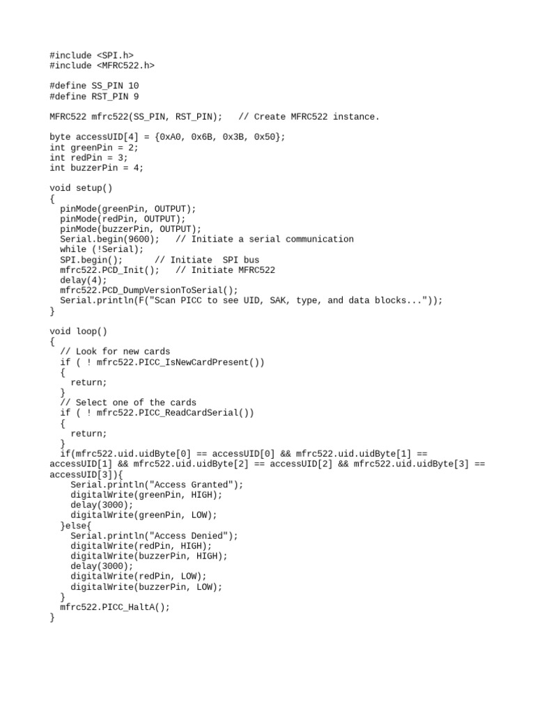 Arduino Code Pdf