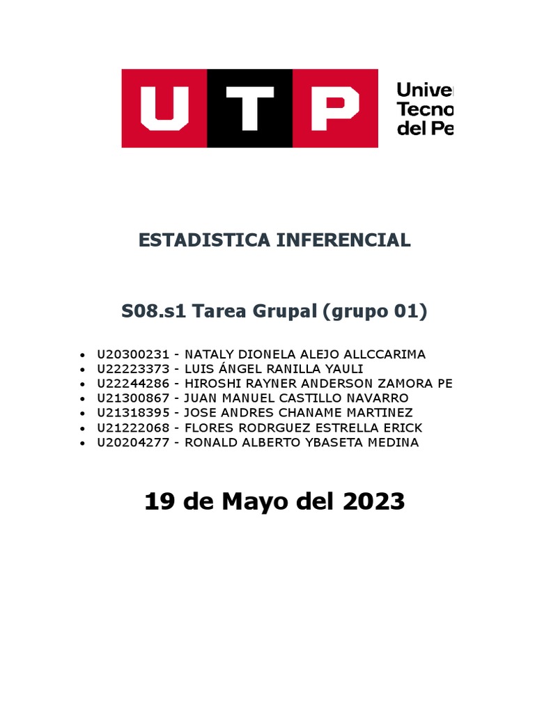 S08.s1 Tarea Grupo-1 | PDF