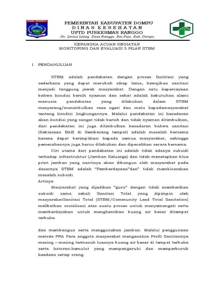 Kak Monitoring STBM | PDF