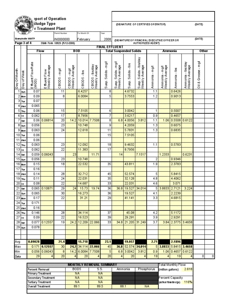 Wastewater Treatment Report | PDF | Sewage Treatment | Chemistry