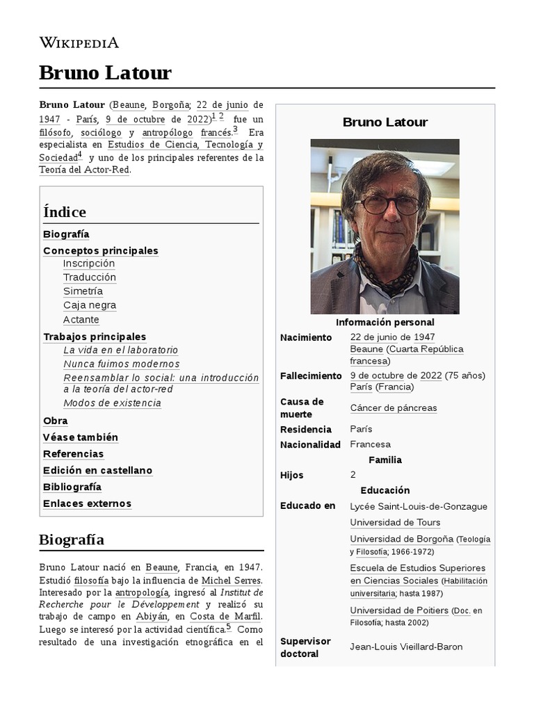 Bruno Latour | PDF