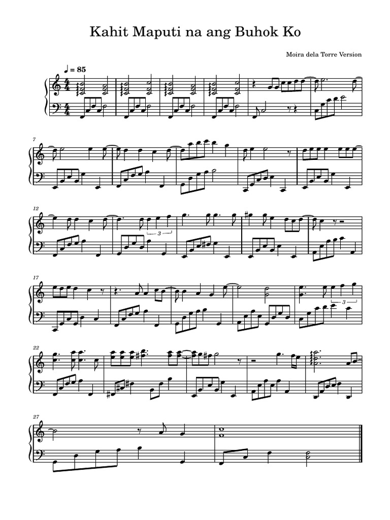 Kahit Maputi Na Ang Buhok Ko | PDF