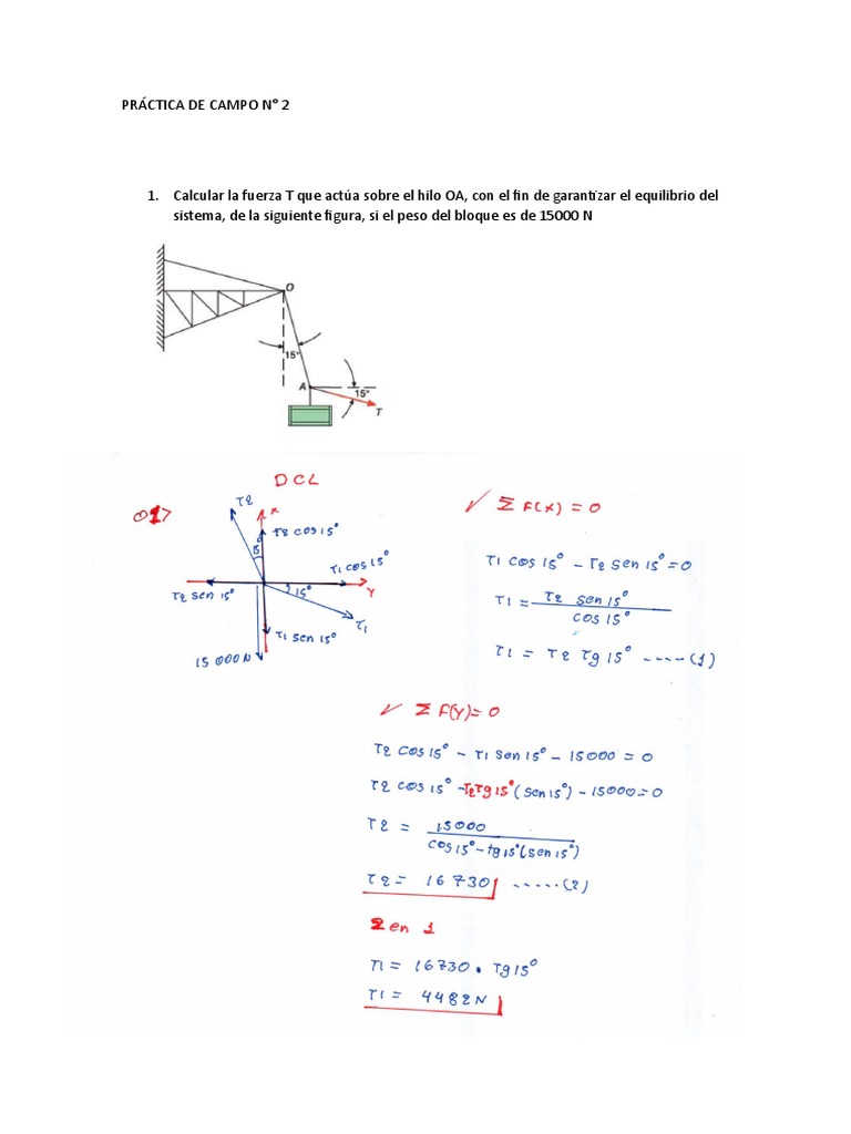 Práctica de Campo n2 | PDF
