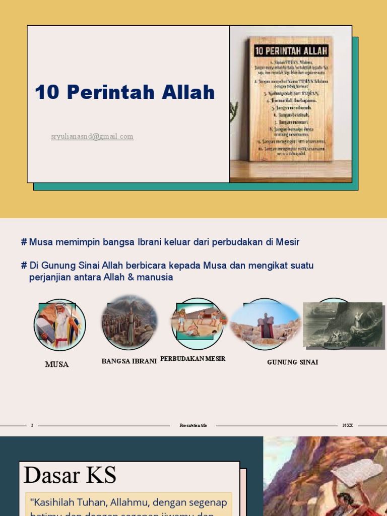 10 Perintah Allah | PDF | Agama & Spiritualitas