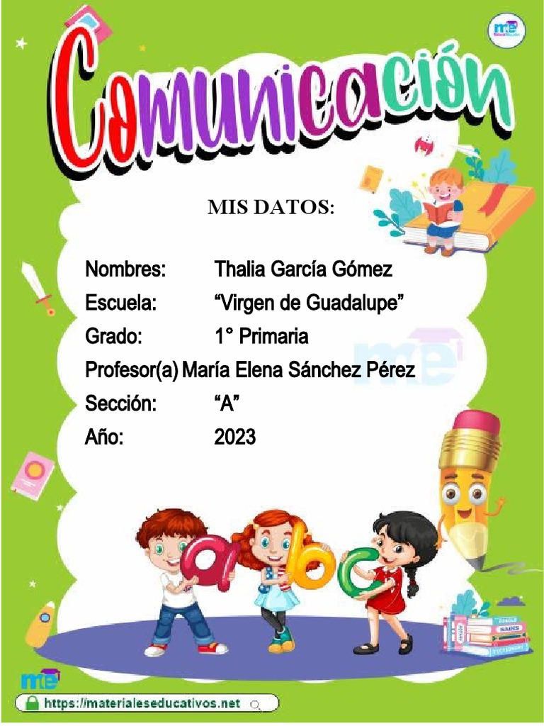 05-caratula-del-curso-de-comunicacion | PDF