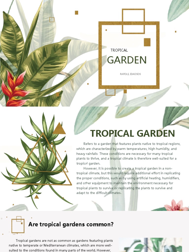 Tropical Garden | PDF