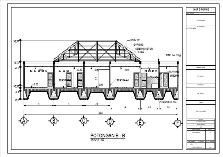 Potongan-Potongan B-B | PDF
