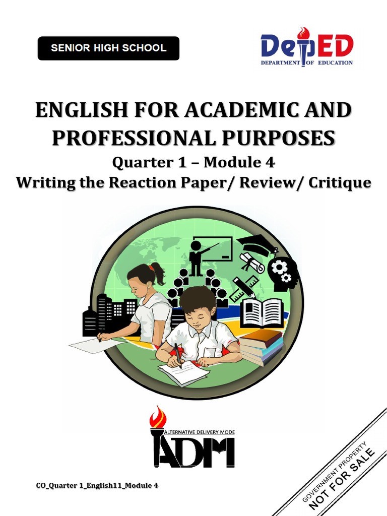 EAPPG11 q1 - Mod4 Writingthereactionpaper v2 Removed | PDF | Learning ... EAPPG11 q1 - Mod4 Writingthereactionpaper v2 Removed | PDF | Learning ...