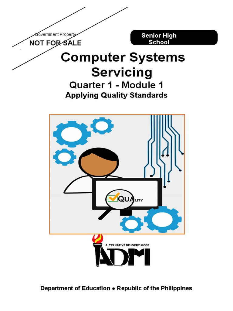 ICT-CSS12_Q1_Mod1_Applying-Quality-Standards_Version1 | PDF