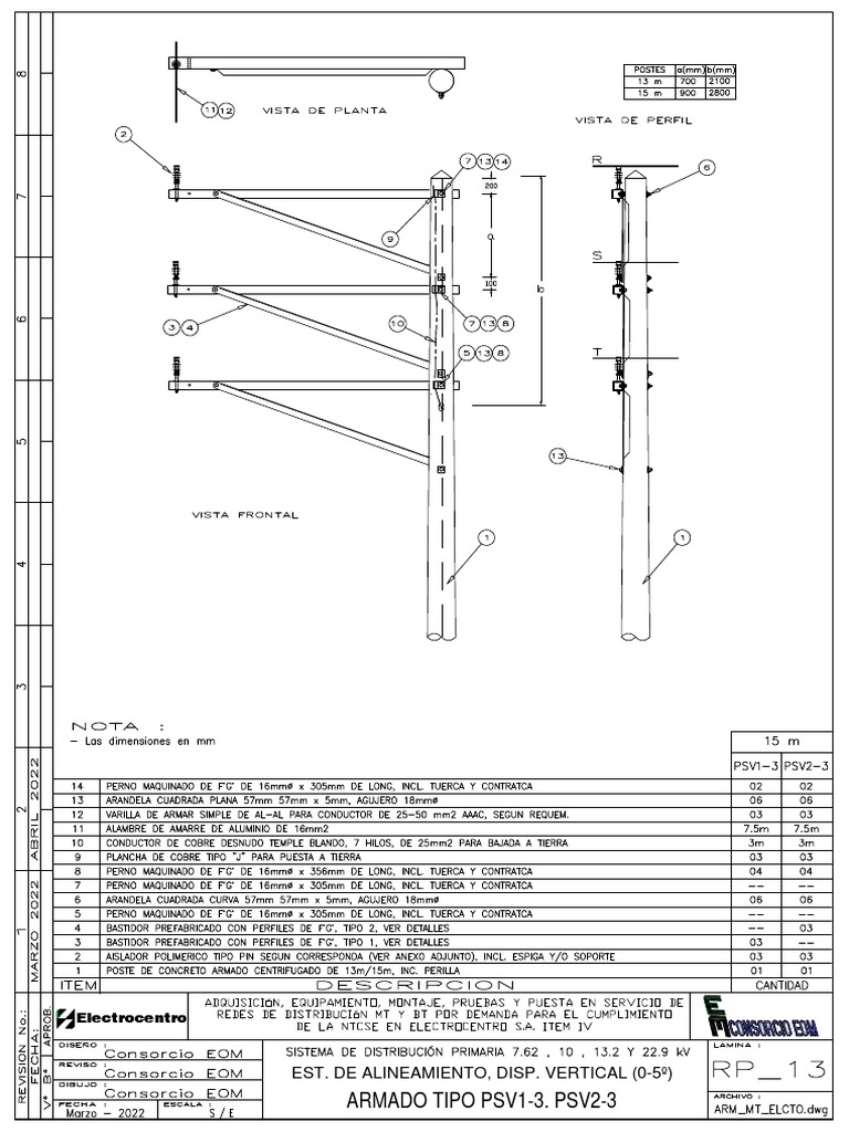 Rp-13 Armado Psv1-3 Psv2-3 | PDF