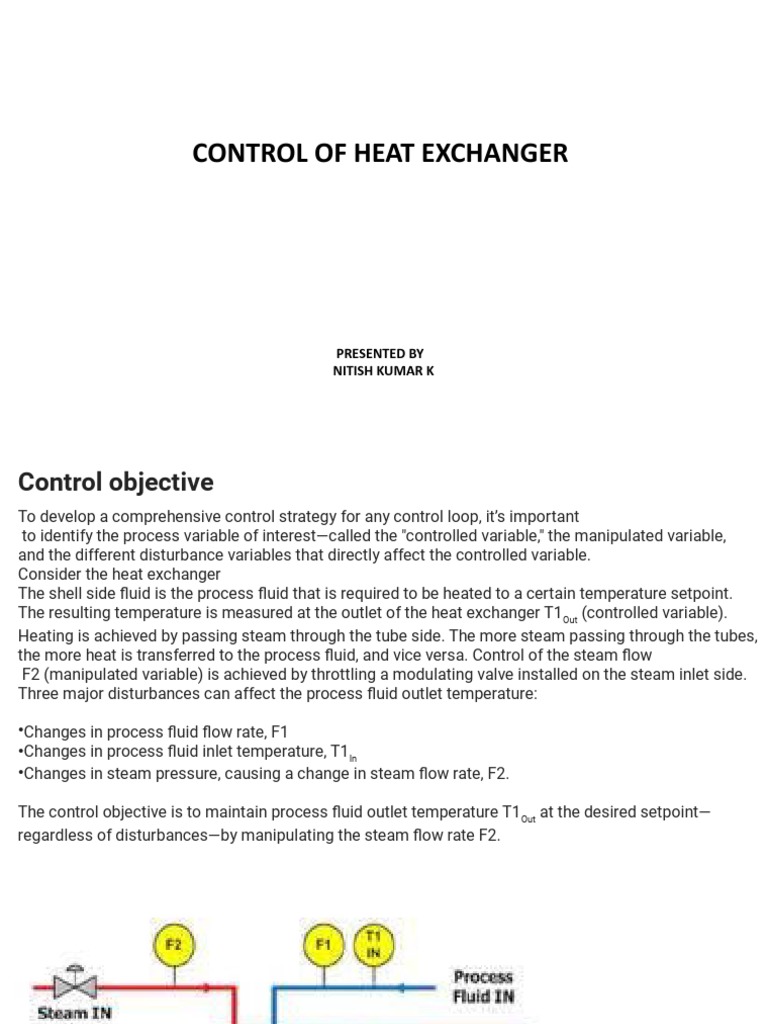 Seminar On Control of Heat Exchanger | PDF | Control Theory | Applied ...