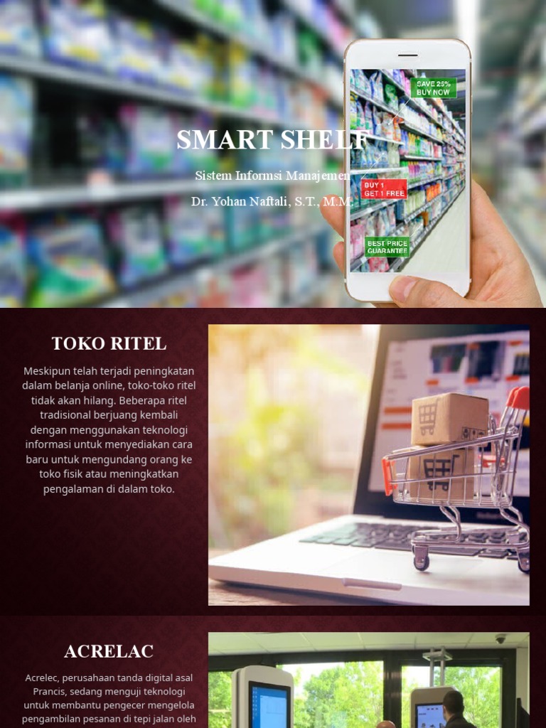 Smart Shelf: Inovasi Ritel Masa Depan | PDF