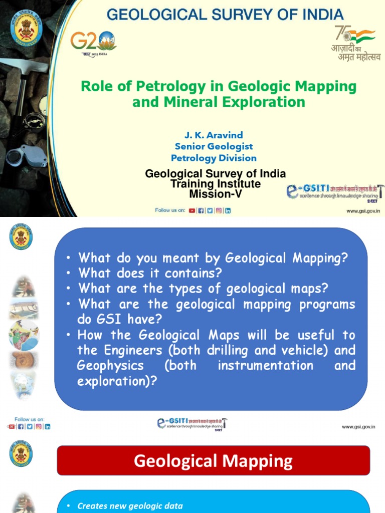 Role of Petrology in Geological Mapping | PDF