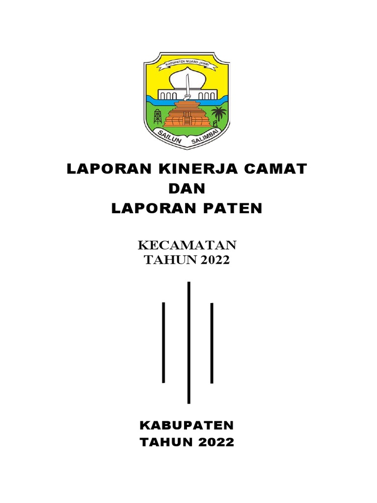 Contoh Cover LAPORAN KINERJA | PDF