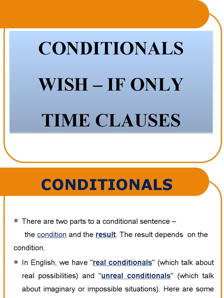Conditional Sentences | Download Free PDF | Linguistic Morphology | Languages