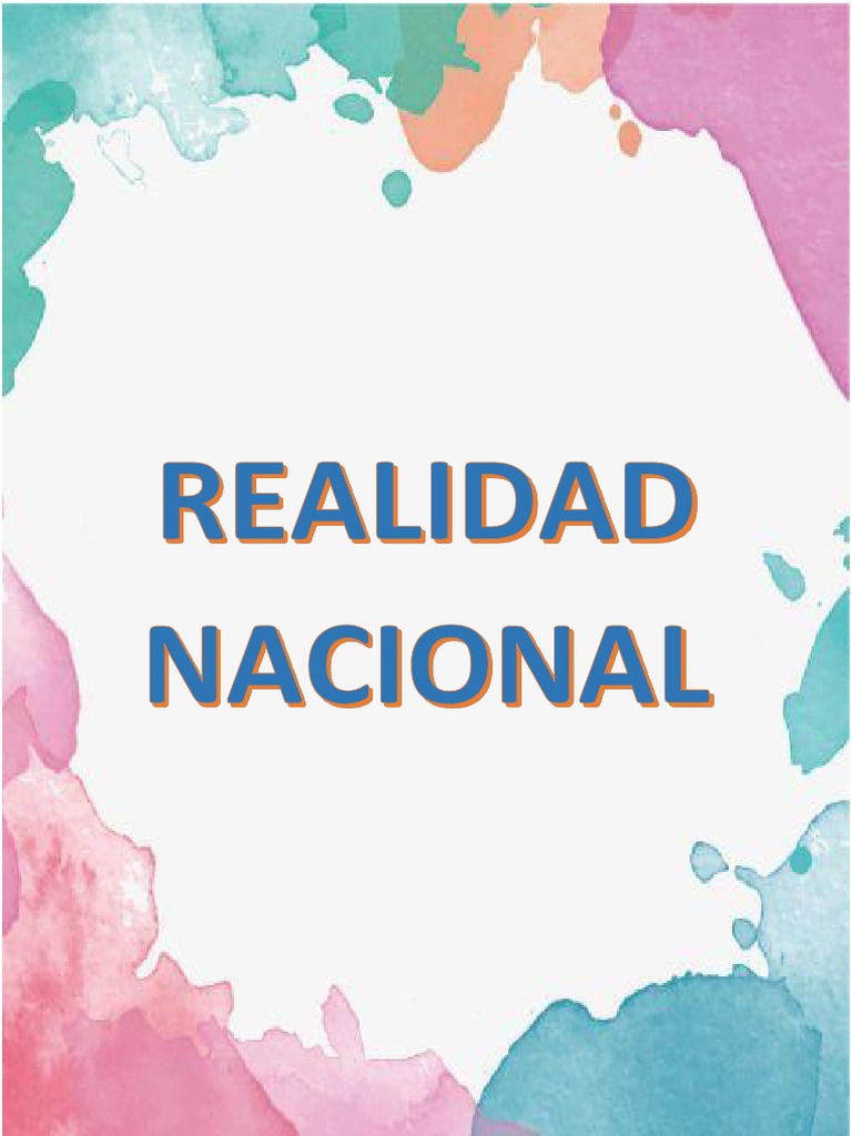 REALIDAD NACIONAL caratula | PDF