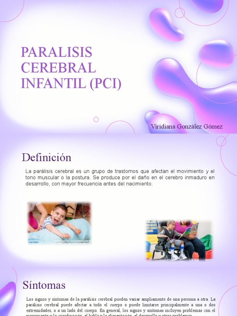 Paralisis Cerebral Infantil | PDF | Parálisis cerebral | Cerebro