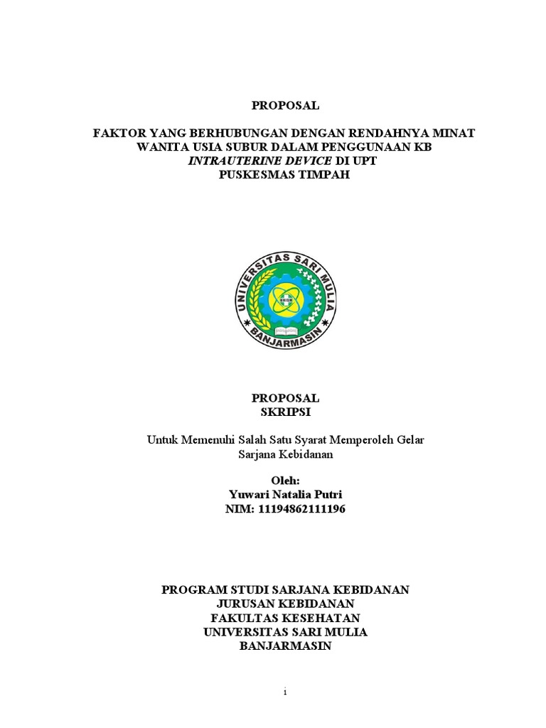 Fix Proposal Yuwari Natalia Putri | PDF