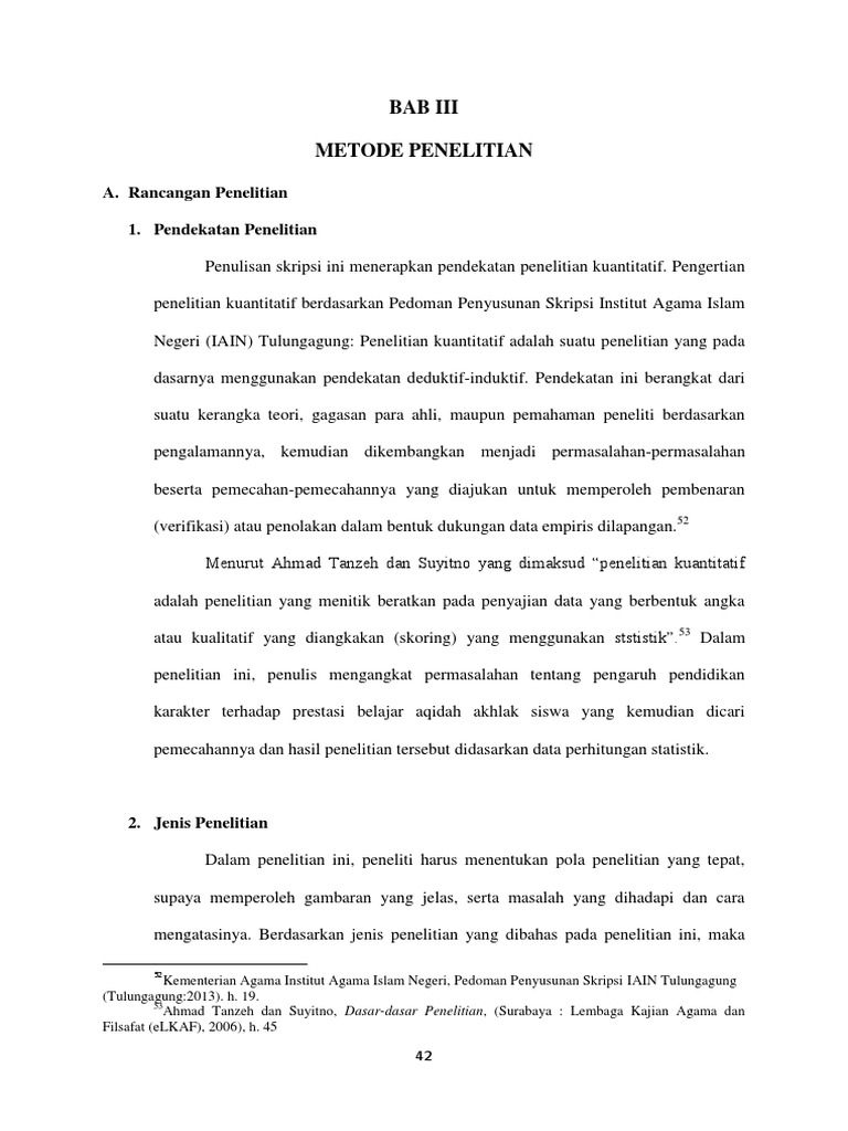 Contoh Kisi-Kisi Instrumen | PDF