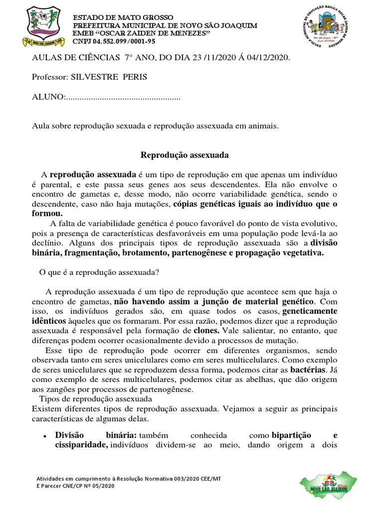 Estado de Mato Grosso Prefeitura Municipal de Novo São Joaquim Emeb ...