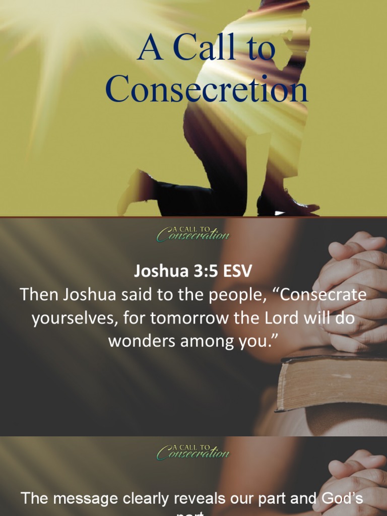 Consecration: A Path to Holiness | PDF | Consecration | Theology