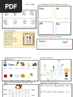 Actividades para aprender la letra L | PDF