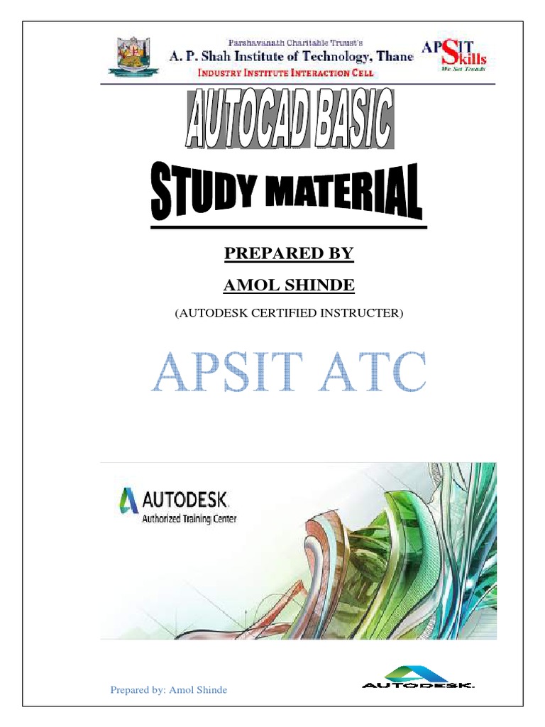 AutoCAD Study Material | PDF
