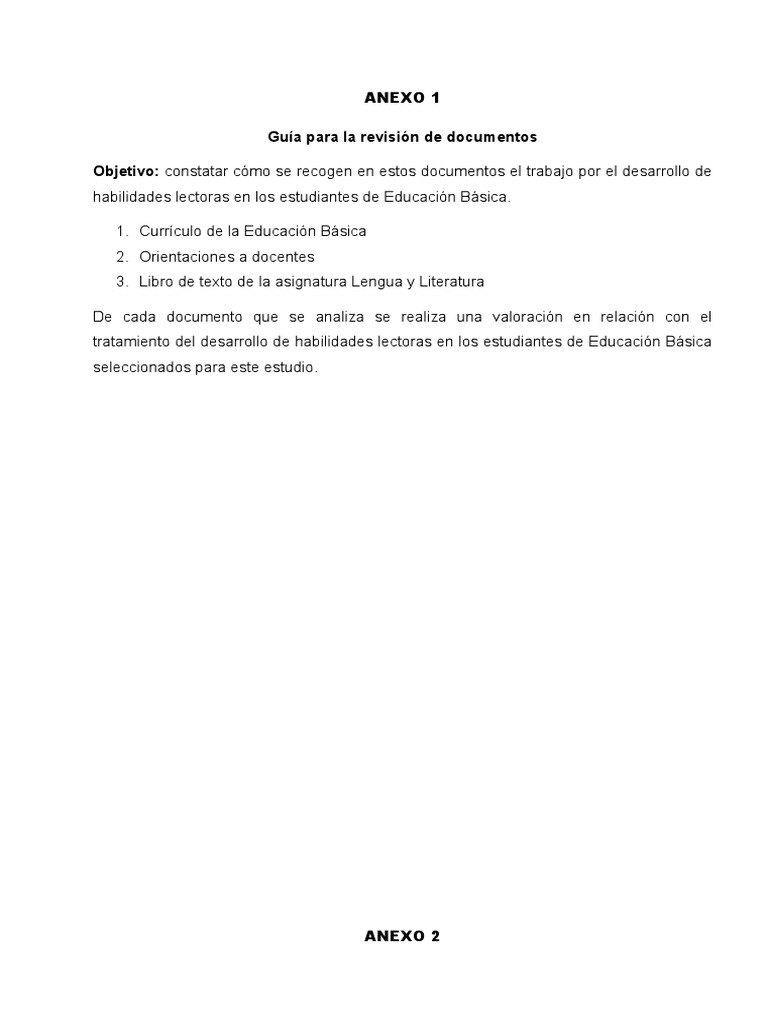 Anexos 123 | PDF | Aprendizaje | Cognición