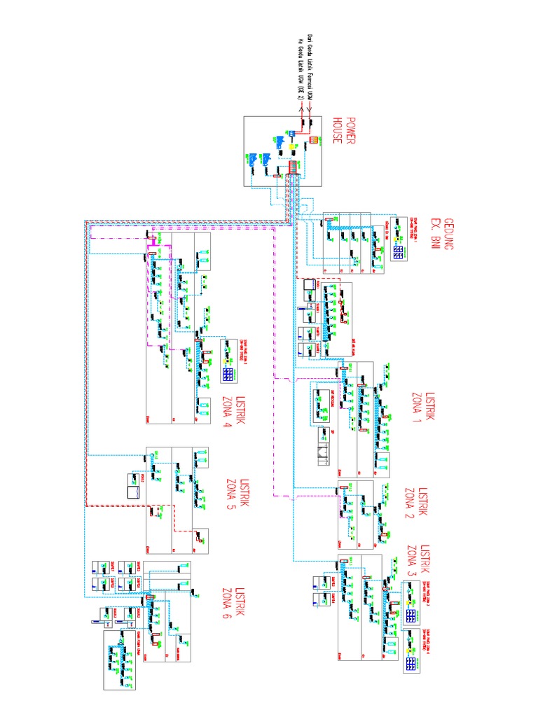 2 1. Diagram Skematik Distribusi Listrik R1 | PDF