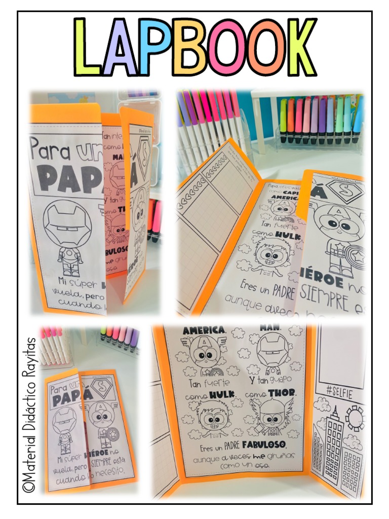 Lapbook Del Día Del Padre | PDF