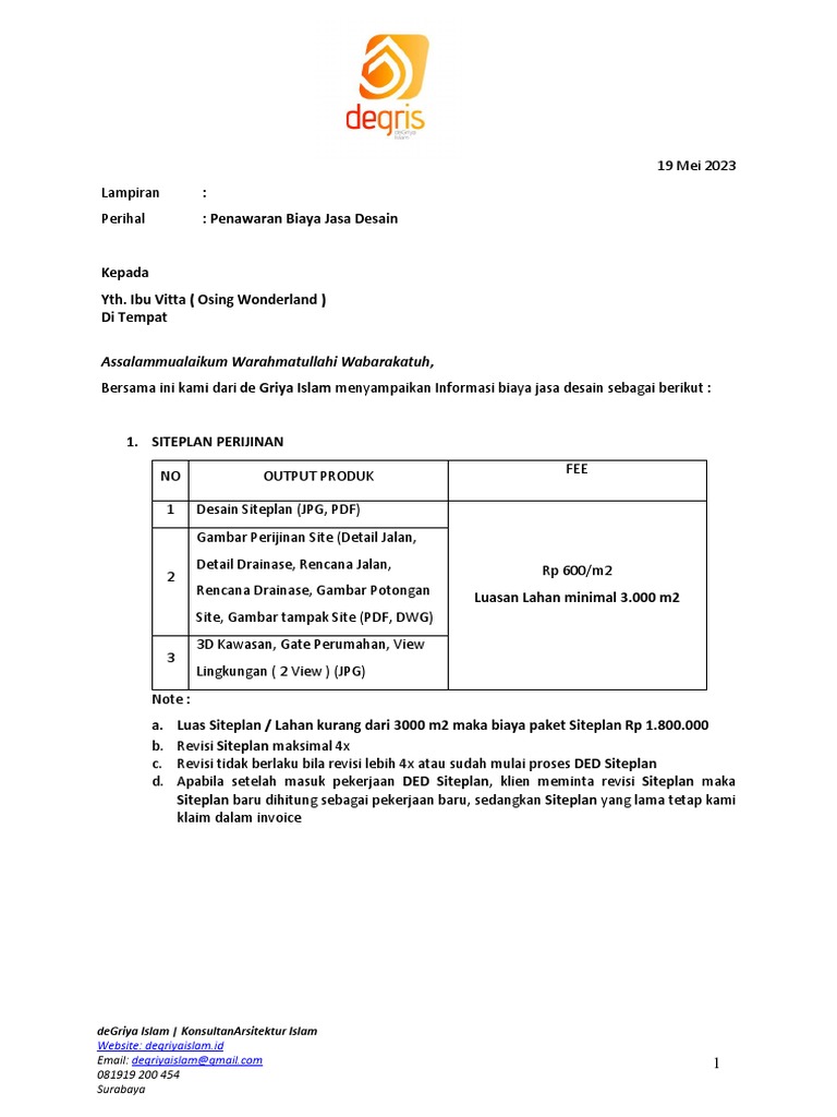 Penawaran Jasa Desain untuk Osing Wonderland | PDF | Seni | Komputer